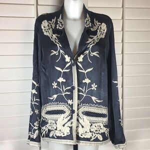 Johnny Was | Jackets & Coats | Johnny Was Embroidered Jacket | Poshmark